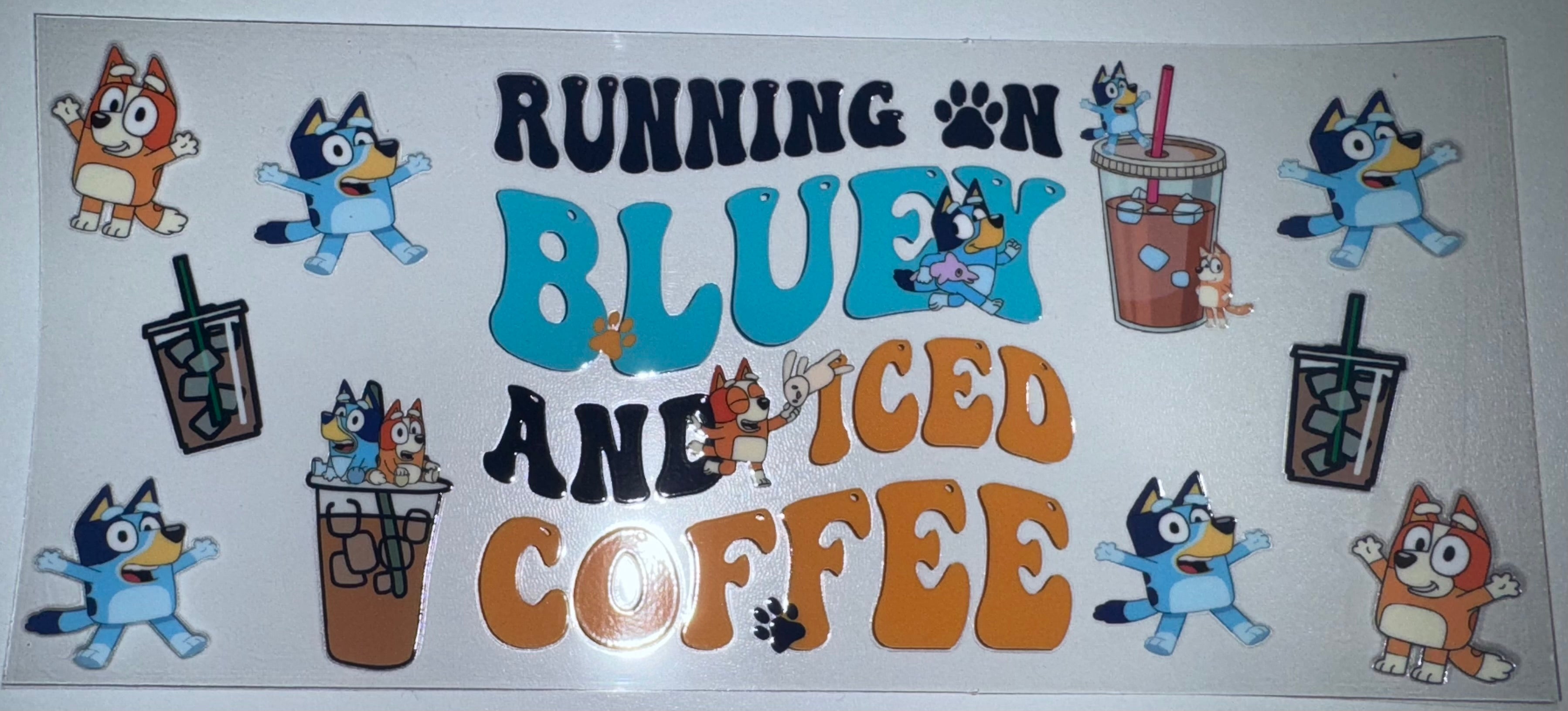 Iced Coffee + Bluey – Ky's Customs